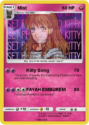 Pokémon Mist 53 53 - Kitty Song - My Pokemon Card