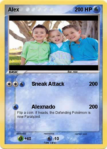 Pokémon Alex 2121 2121 - Sneak Attack - My Pokemon Card