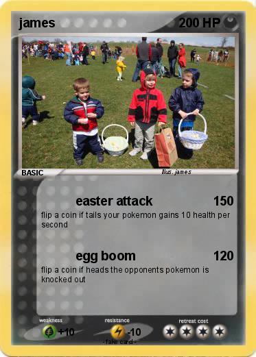 Pokémon james 1250 1250 - easter attack - My Pokemon Card