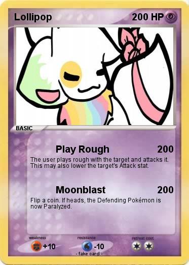 Pokémon Lollipop 71 71 - Play Rough - My Pokemon Card