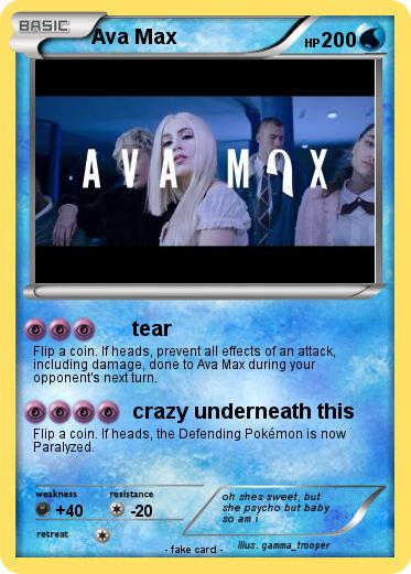 Pokémon Ava Max 1 1 - tear - My Pokemon Card
