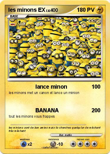 Pokémon les minons - lance minon - Ma carte Pokémon