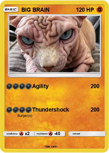 Pokémon BIG BRAIN 61 61 - Agility - My Pokemon Card