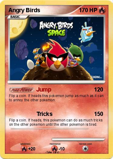 Pokémon Angry Birds 554 554 - Jump - My Pokemon Card