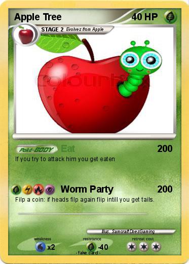 Pokémon Apple Tree 10 10 - Eat - My Pokemon Card