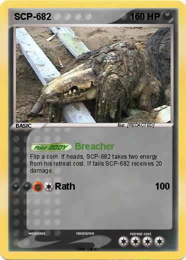 Pokémon SCP 682 13 13 - Breacher - My Pokemon Card