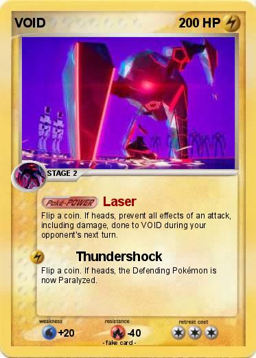 Pokémon VOID 174 174 - Laser - My Pokemon Card