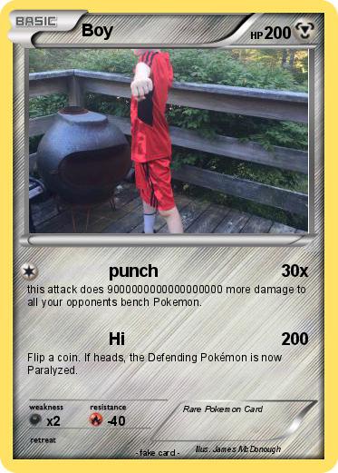 Pokémon Boy 158 158 - punch - My Pokemon Card