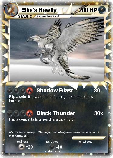 Pokémon Ellie s Hawlly - Shadow Blast - My Pokemon Card