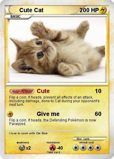 Pokémon Cute Cat 194 194 - Cute - My Pokemon Card