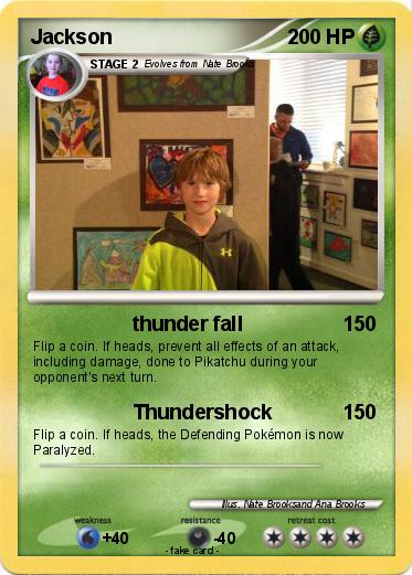 Pokémon Jackson 319 319 - thunder fall - My Pokemon Card