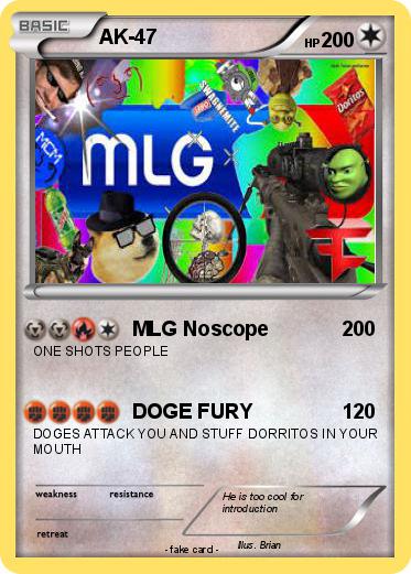 Pokémon AK 47 238 238 - MLG Noscope - My Pokemon Card