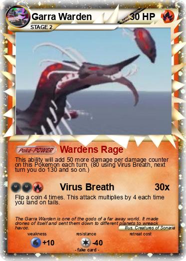 Pokémon Garra Warden 1 1 - Wardens Rage - My Pokemon Card