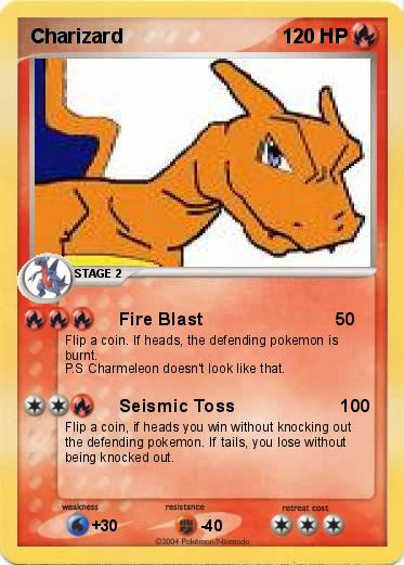 Pokémon Charizard 242 242 - Fire Blast - My Pokemon Card