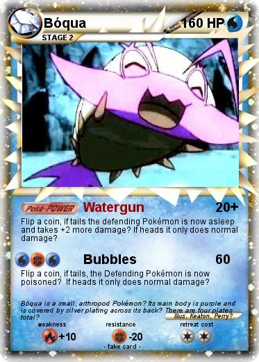 Pokémon Boqua 1 1 - Watergun - My Pokemon Card