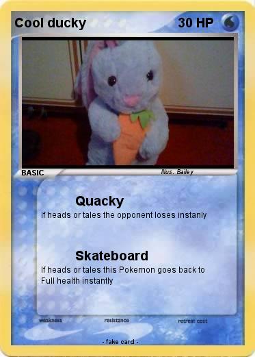 Pokémon Cool ducky - Quacky - My Pokemon Card