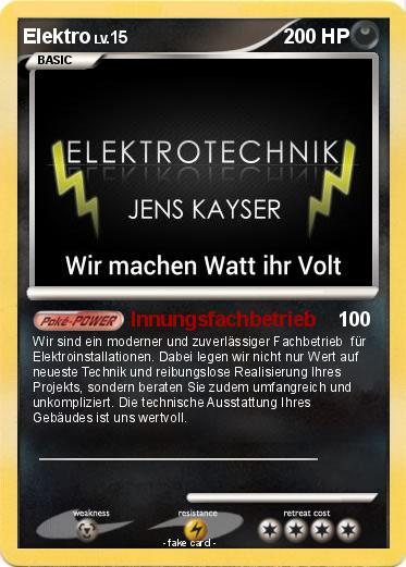 Pokémon Elektro 36 36 - Innungsfachbetrieb - My Pokemon Card