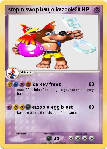 Pokémon stop n swop banjo kazooie - ice key freez - My Pokemon Card