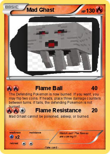 Pokémon Mad Ghast - Flame Ball - My Pokemon Card