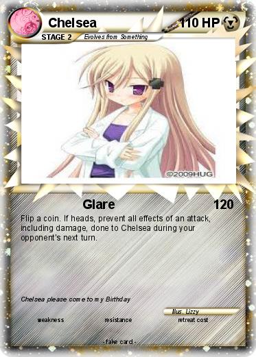 Pokémon Chelsea 85 85 - Glare - My Pokemon Card
