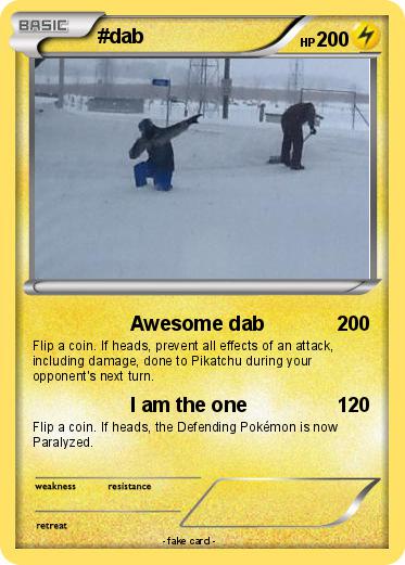 Pokémon dab 133 133 - Awesome dab - My Pokemon Card