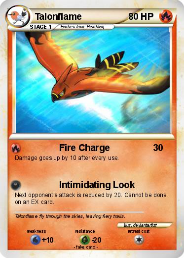 Pokémon Talonflame 22 22 - Fire Charge - My Pokemon Card