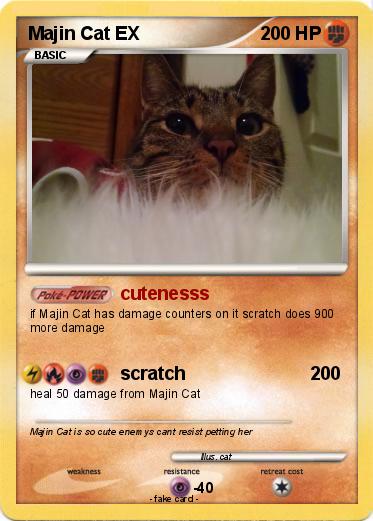 Pokémon Majin Cat EX - cutenesss - My Pokemon Card