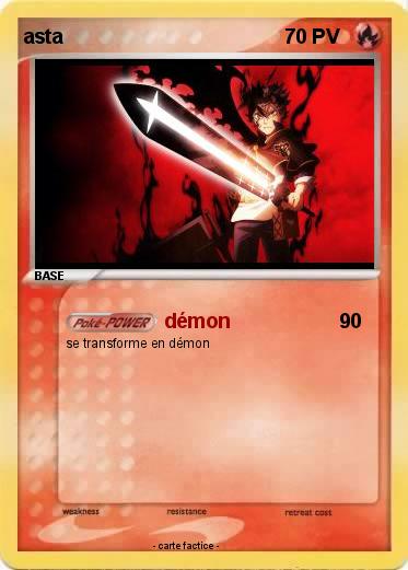Pokémon asta 20 20 - démon - Ma carte Pokémon