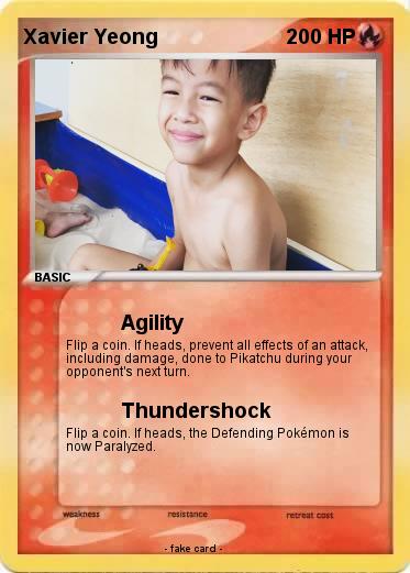 Pokémon Xavier Yeong - Agility - My Pokemon Card