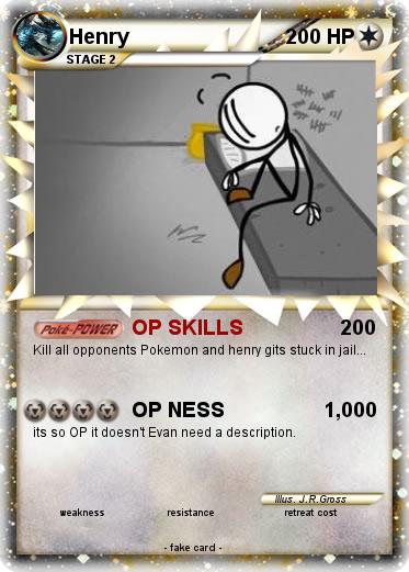 Pokémon Henry 816 816 - OP SKILLS - My Pokemon Card