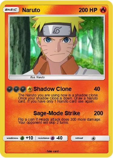 Pokémon Naruto 10237 10237 - Shadow Clone - My Pokemon Card