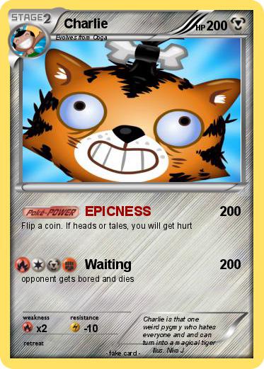 Pokémon Charlie 1215 1215 - EPICNESS - My Pokemon Card