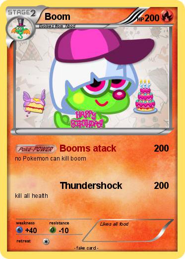 Pokémon Boom 437 437 - Booms atack - My Pokemon Card