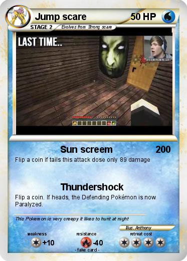 Pokémon Jump scare - Sun screem - My Pokemon Card
