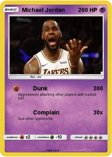 Pokémon Michael Jordan 259 259 - Dunk - My Pokemon Card