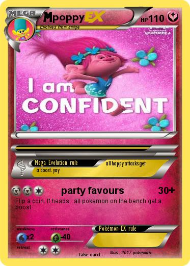 Pokémon poppy 127 127 - party favours - My Pokemon Card