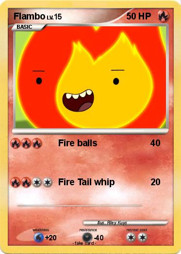 Pokémon Flambo 37 37 - Fire balls - My Pokemon Card