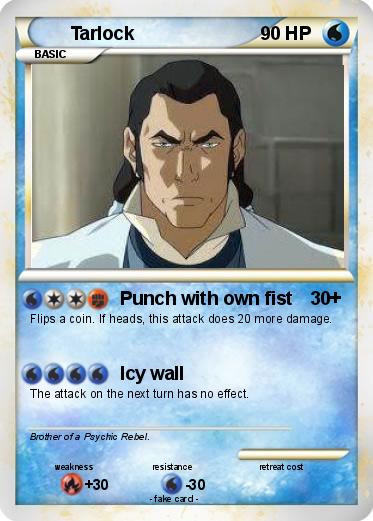 Pokémon Tarlock - Punch with own fist - My Pokemon Card