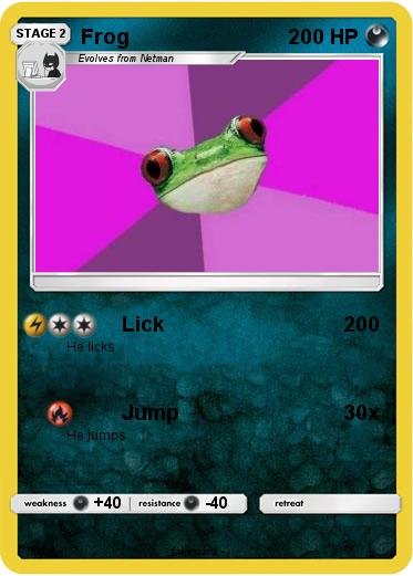 Pokémon Frog 300 300 - Lick - My Pokemon Card