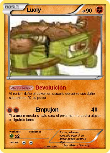 Pokémon Luoly - Devoluición - My Pokemon Card