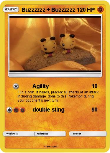 Pokémon Buzzzzzz Buzzzzzz - Agility - My Pokemon Card