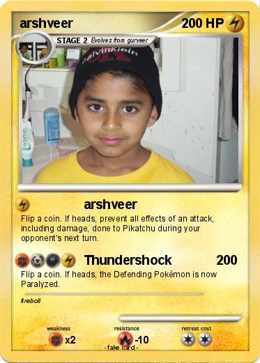 Pokémon arshveer 1 1 - arshveer - My Pokemon Card