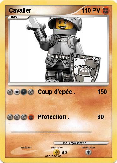 Pokémon Cavalier 48 48 - Coup d'epée . - Ma carte Pokémon