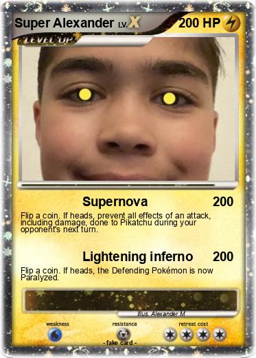 Pokémon Super Alexander - Supernova - My Pokemon Card