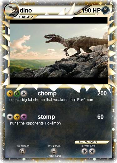 Pokémon dino 1068 1068 - chomp - My Pokemon Card