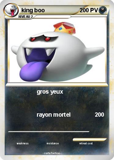 Pokémon king boo 232 232 - gros yeux - Ma carte Pokémon