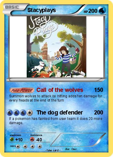 Pokémon Stacyplays 2 2 - Call of the wolves - My Pokemon Card