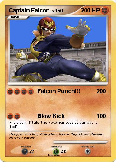 Pokémon Captain Falcon 270 270 - Falcon Punch!!! - My Pokemon Card