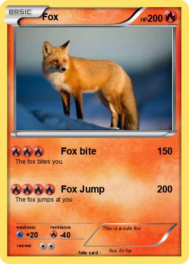 Pokémon Fox 1044 1044 - Fox bite - My Pokemon Card