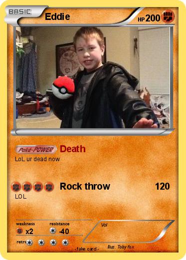 Pokémon Eddie 294 294 - Death - My Pokemon Card